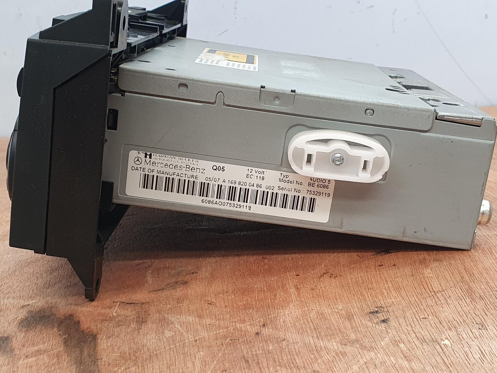 MERCEDES A CLASS STEREO/HEAD UNIT HEAD/CONTROL UNIT, SINGLE DISC CD ...